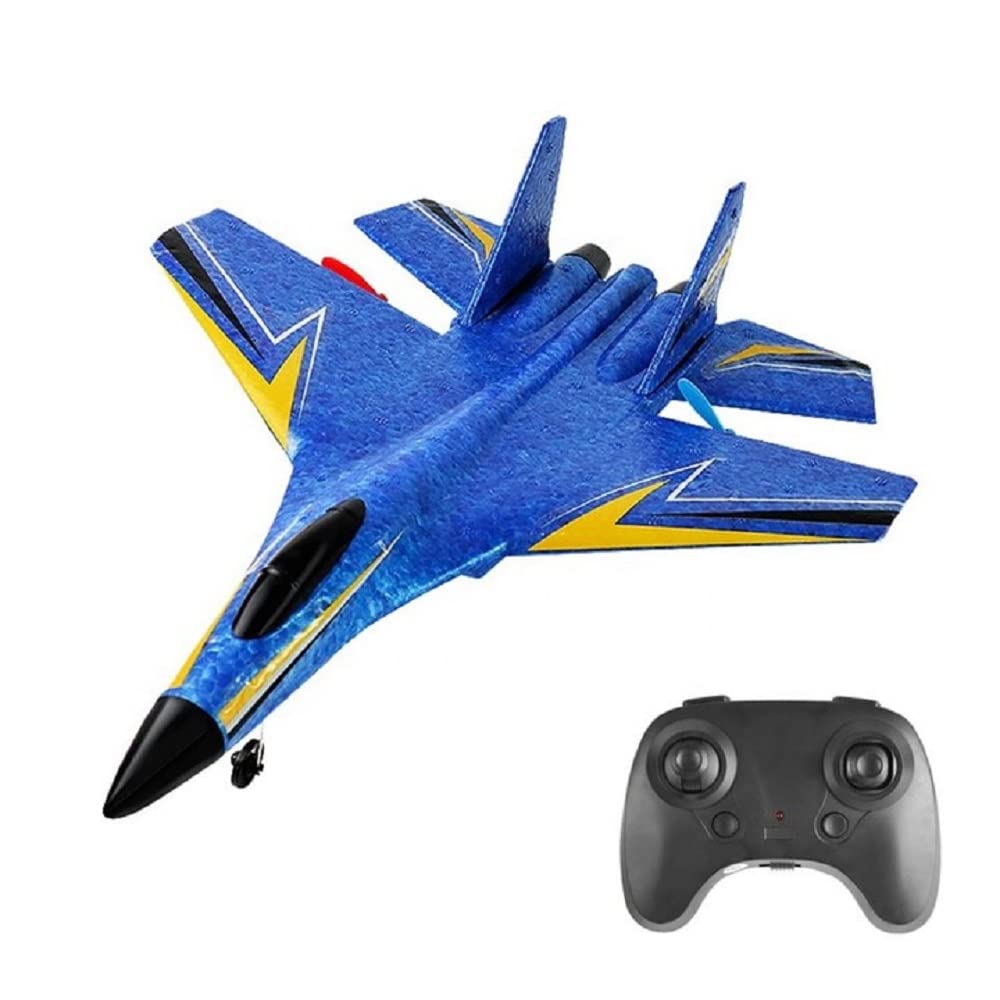 Aquard Duck RC Airplane - Multi-Directional Remote Control Plane with Smart Gyroscope, Anti-Collision Silicone Nose RC Plane, Long Battery RC Glider for Kids and Adults (Blue)