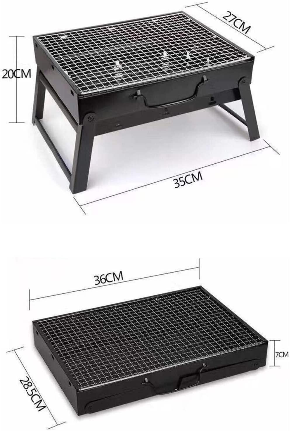 BBQ Grill Outdoor Gas grill Folding Barbecue Grill Portable Compact Charcoal Barbecue Grill Barbecue Grill Bar Smoking Outdoor Camping