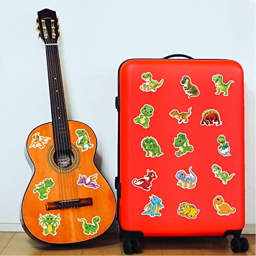 Dinosaur Sticker for Water Bottles, 100PCS Cute Vinyl Stickers for School Students Classroom,Phone/Laptop/Luggage/Stationery Boxes