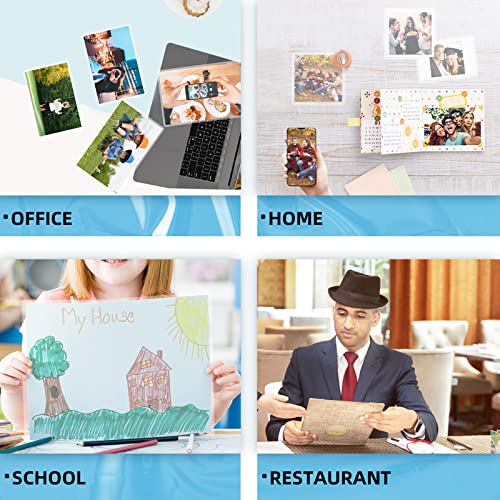 Uinkit Thermal Laminating Pouches 3mil Laminating Sheets 4.3x6.3 inches for Sealed 4x6 Photo Card Documents, Glossy Clear Laminator Pouch Rounded Corner 120Pack