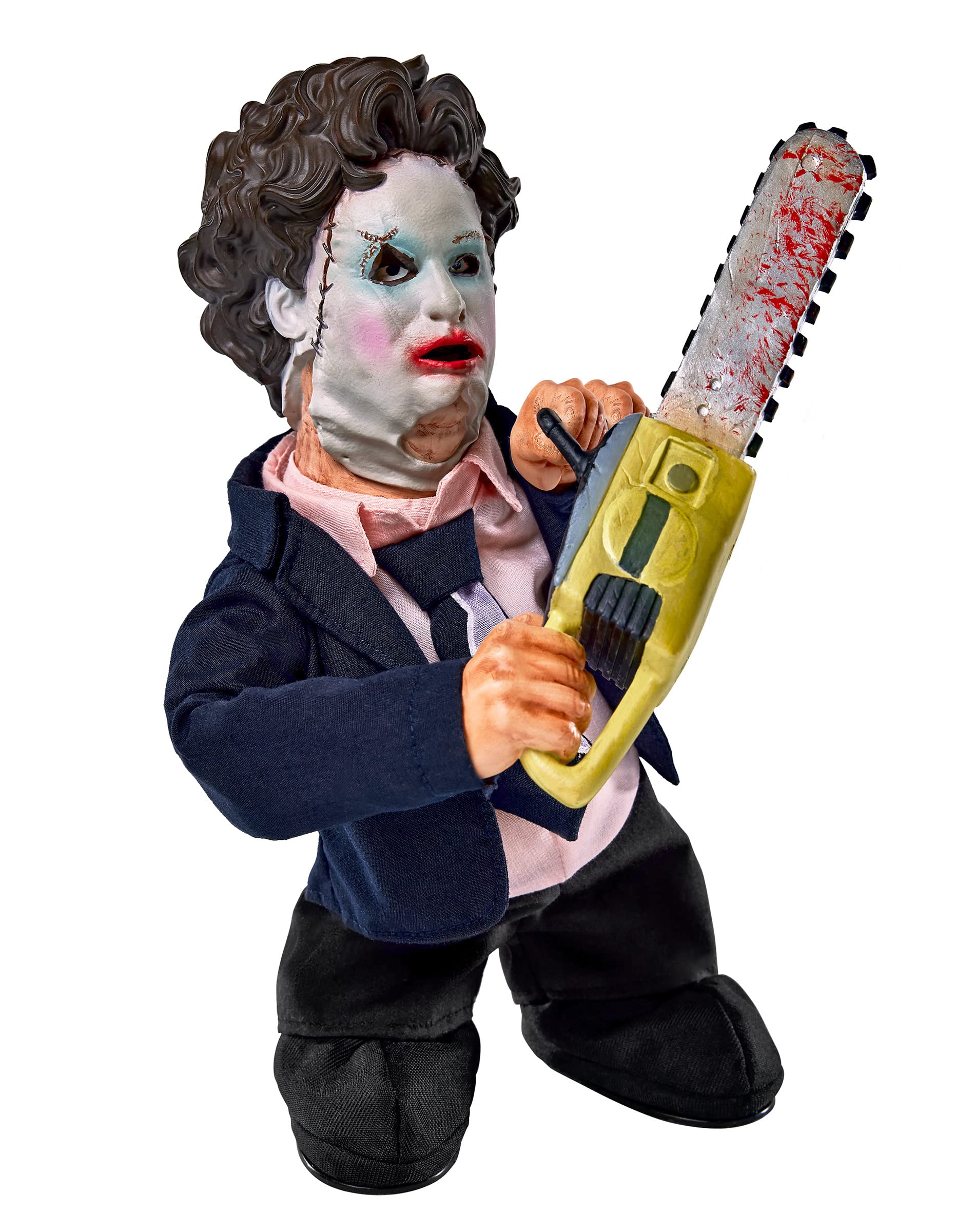 Spirit Halloween Texas Chainsaw Massacre 10.5 Inch Leatherface Sidestepper Decoration | Officially Licensed | Home Décor| Indoor Décor | Halloween Décor | Horror Décor