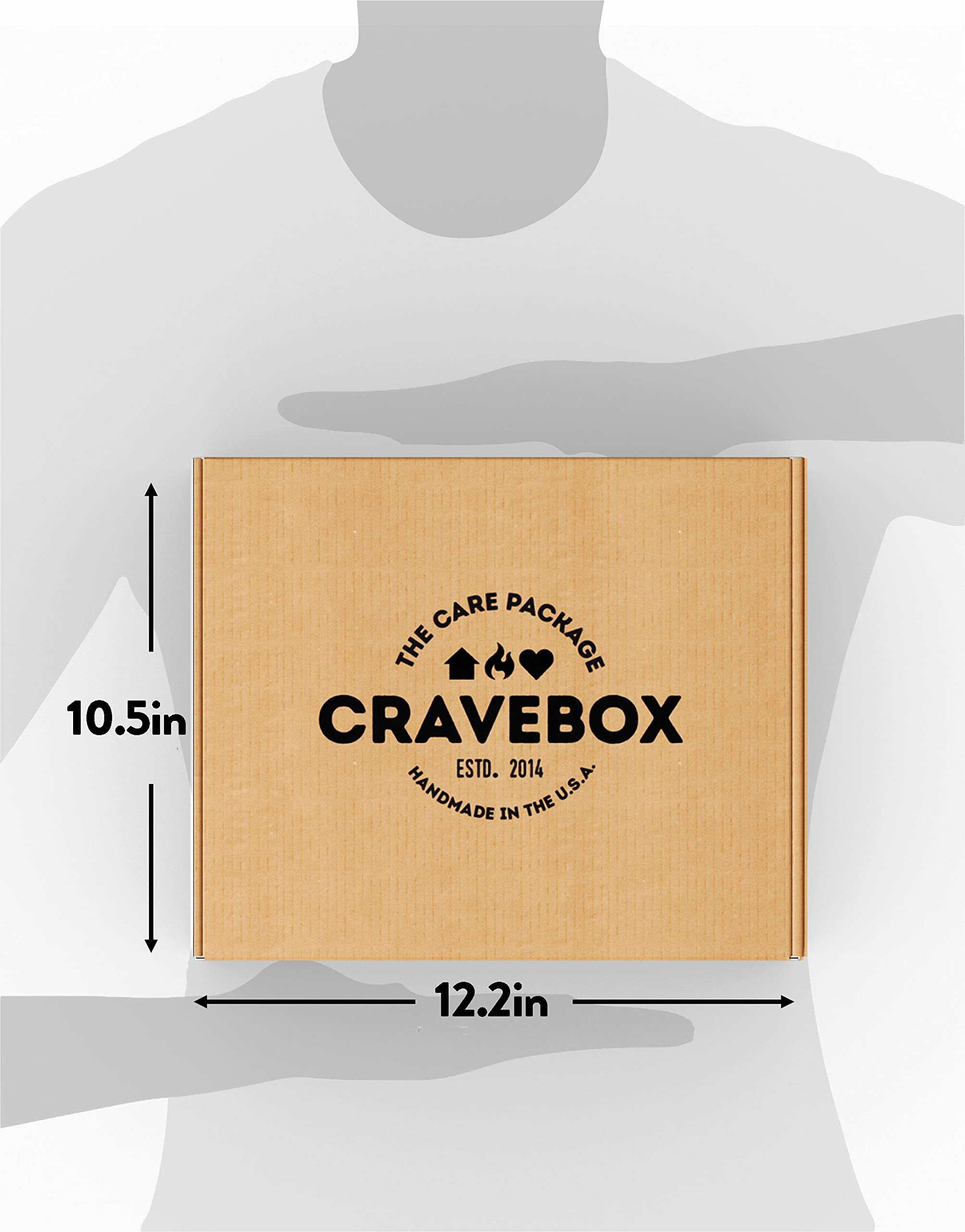 CRAVEBOX candy box care package for women college care package for girls, Snack Pack Care Package Gift - College Back to School
