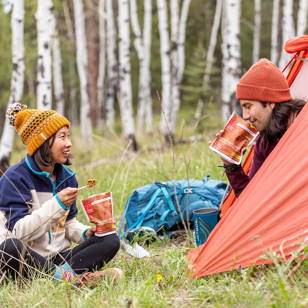 GOOD TO-GO Breakfast Hash (Single Serving) | Camping & Backpacking Food | Just Add Water Backpacking Meals | Good To-Go Dehydrated Meals Taste Better Than Freeze Dried Food