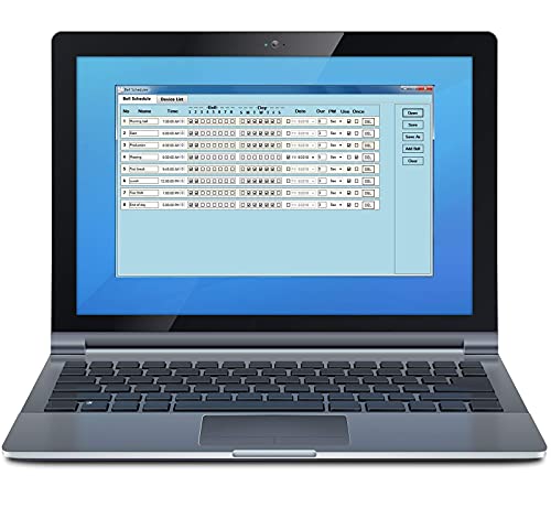 Linortek Netbell-2-2Buz TCP/IP Network Break Buzzer System with Two 4β Extra Loud Buzzers for Industrial Factory Warehouse Lunch Break Time Alert Signalling w/Web-Based Scheduling Software