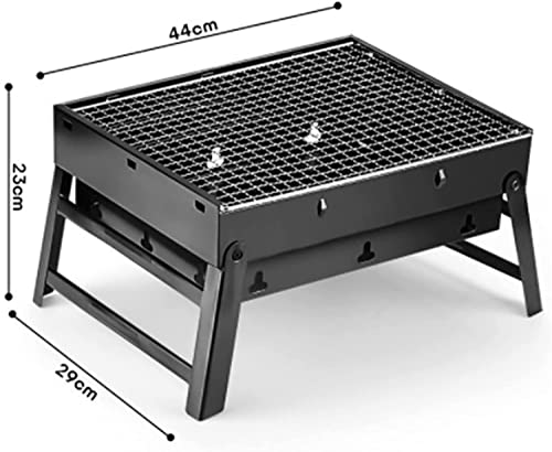 BBQ Grill Outdoor Gas grill 2pcs Charcoal grill, a portable, lightweight and compact folding tool, is used for outdoor barbecues, cooking, camping, picnics and parties.