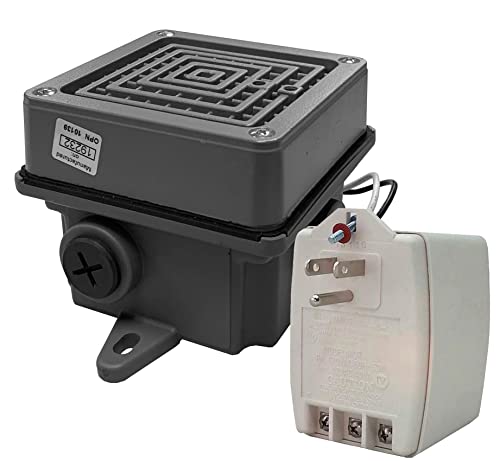 Linortek Netbell-2-2Buz TCP/IP Network Break Buzzer System with Two 4β Extra Loud Buzzers for Industrial Factory Warehouse Lunch Break Time Alert Signalling w/Web-Based Scheduling Software