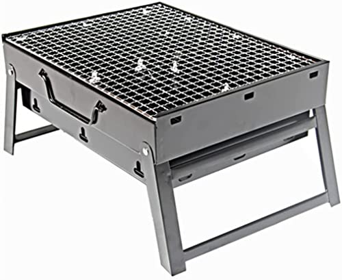 BBQ Grill Outdoor Gas grill 2pcs Charcoal grill, a portable, lightweight and compact folding tool, is used for outdoor barbecues, cooking, camping, picnics and parties.