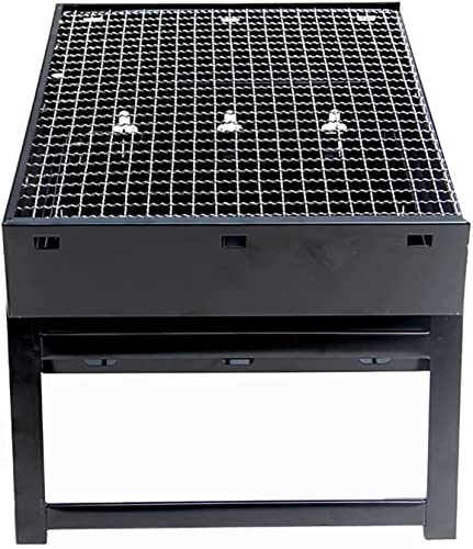 BBQ Grill Outdoor Gas grill 2pcs Charcoal grill, a portable, lightweight and compact folding tool, is used for outdoor barbecues, cooking, camping, picnics and parties.