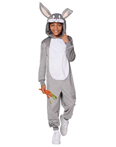 Spirit Halloween Looney Tunes Kids Bugs Bunny Union Suit | Officially Licensed | Kids Bugs Bunny Costume - M