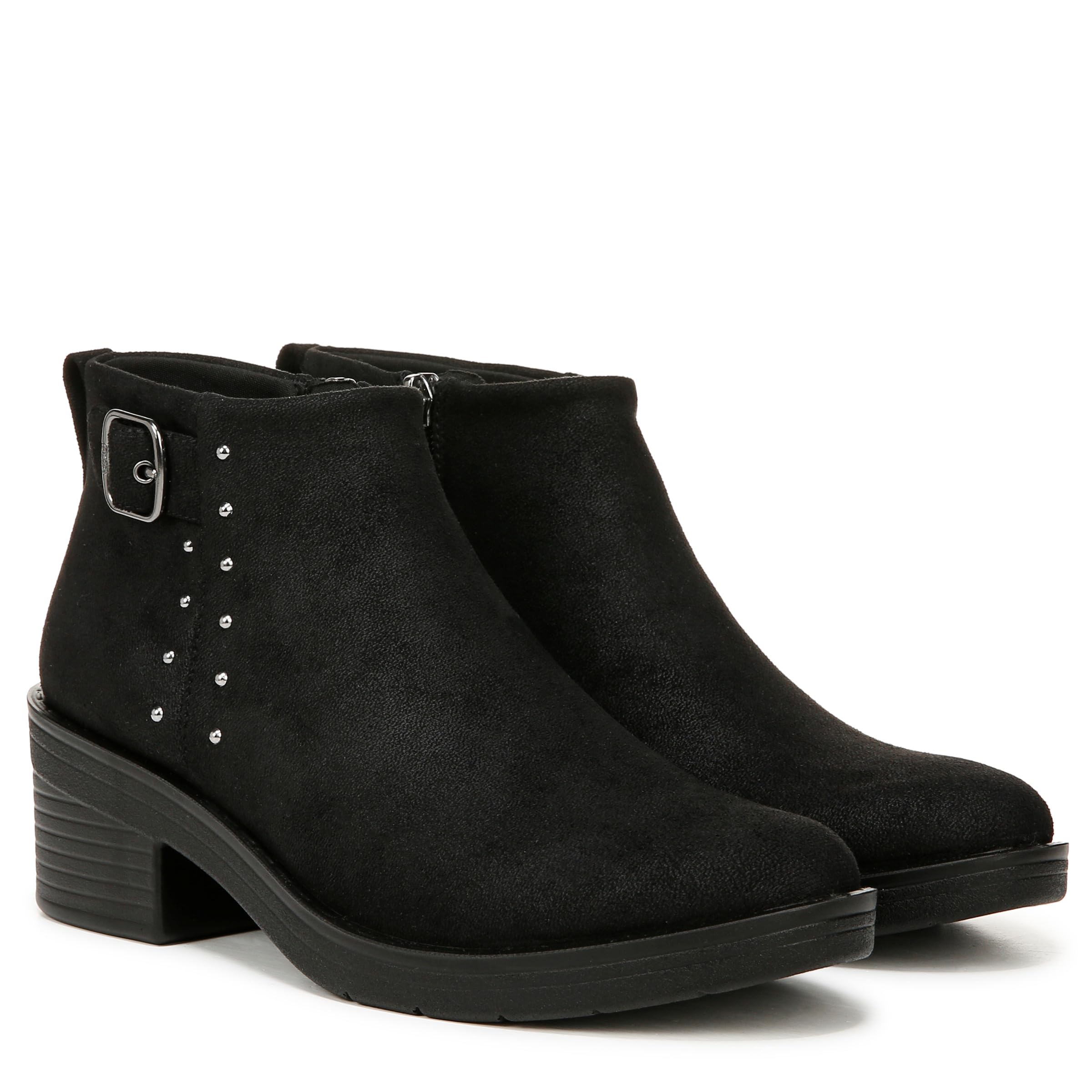 BZees Women's Other Half Comfort Fahion Ankle Boots Black 8.5 M