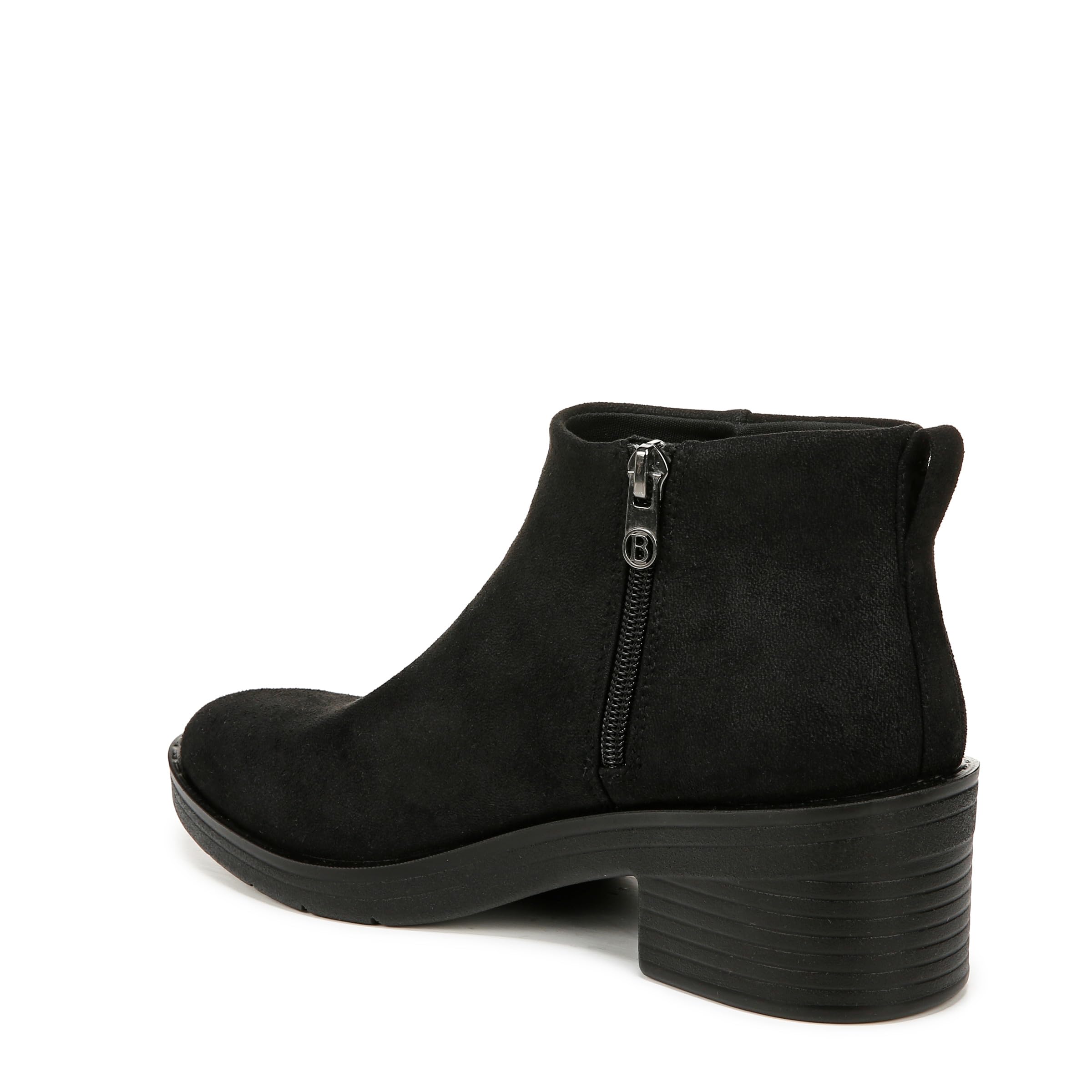 BZees Women's Other Half Comfort Fahion Ankle Boots Black 8.5 M