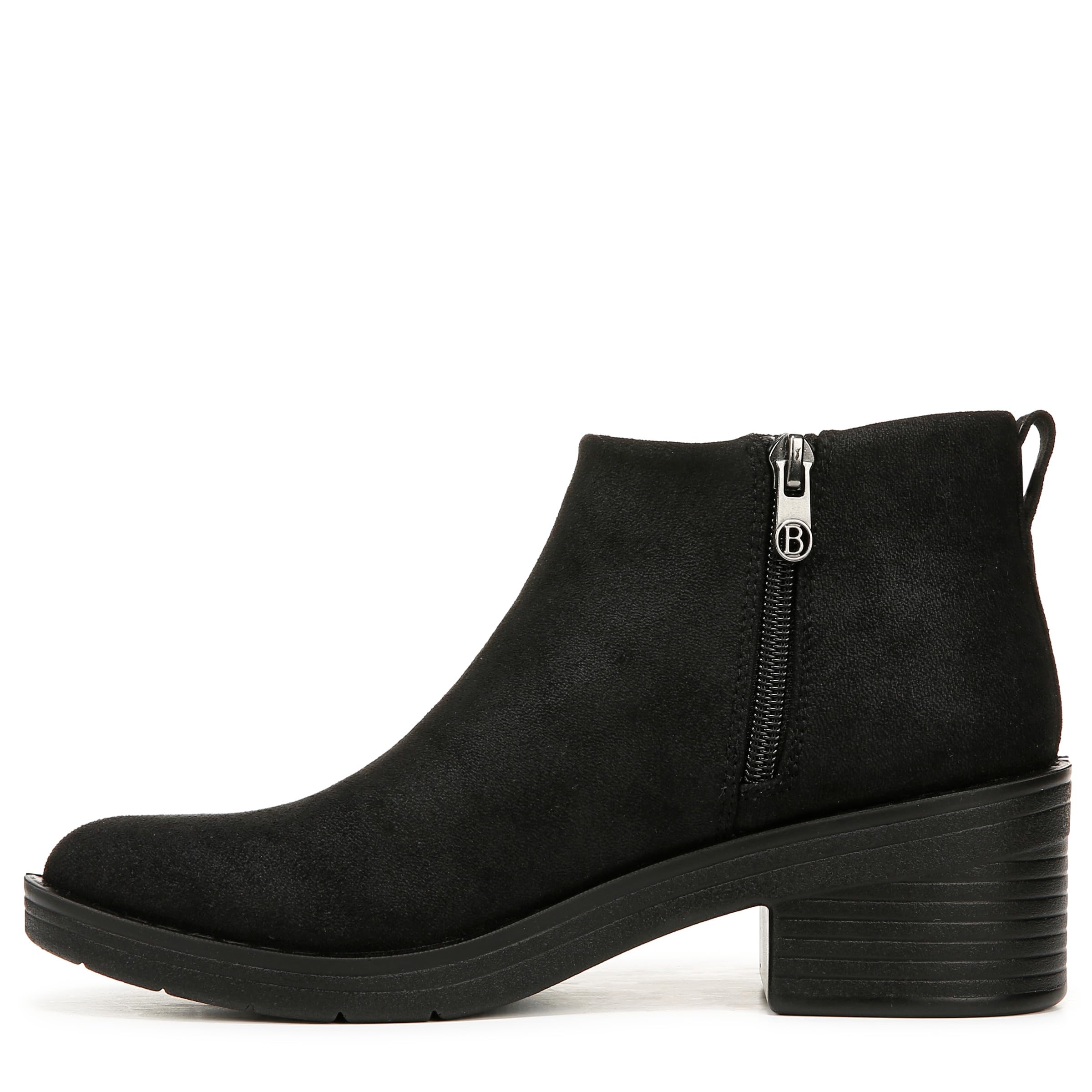 BZees Women's Other Half Comfort Fahion Ankle Boots Black 8.5 M
