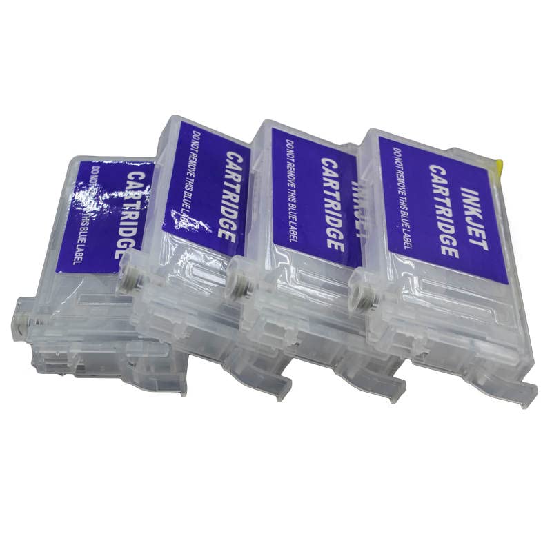 812 812XL T812 T812XL Sublimation Ink Cartridges, Empty Refillable Ink Cartridges Without Chip Compatible with WF-7840 WF-7820 WF-7310 EC-C7000 Printer
