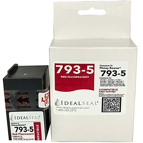 PB Compatible 793-5 Red Ink Cartridge for DM Series, Send Pro C Series: P700, DM100, DM100i, DM125i, DM150i, DM175i, DM200L, DM225, Send Pro C200,C300,C400, Send Pro 300 Postage Meters