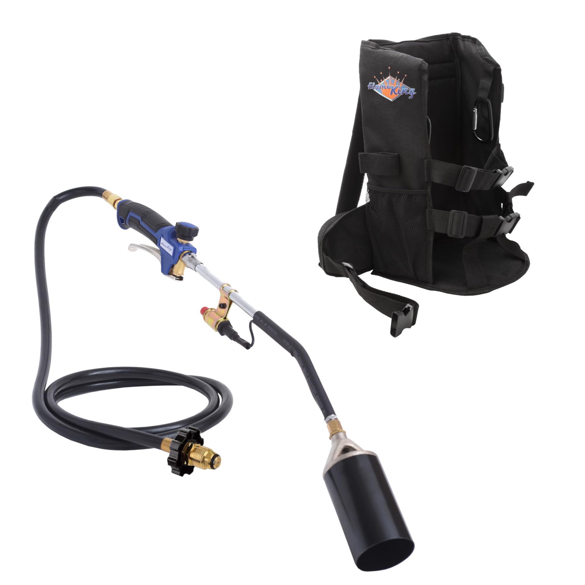 Flame King Propane Torch Kit (YSN340K) and Backpack Carrier