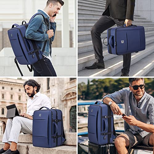 Bagsure Carry On Backpack, 40L Flight Approved Travel Backpack for Men Women, Expandable Water-resistant 17Inch Laptop Backpack, Casual Daypack Luggage Suitcase Backpack for Business Weekend Hiking
