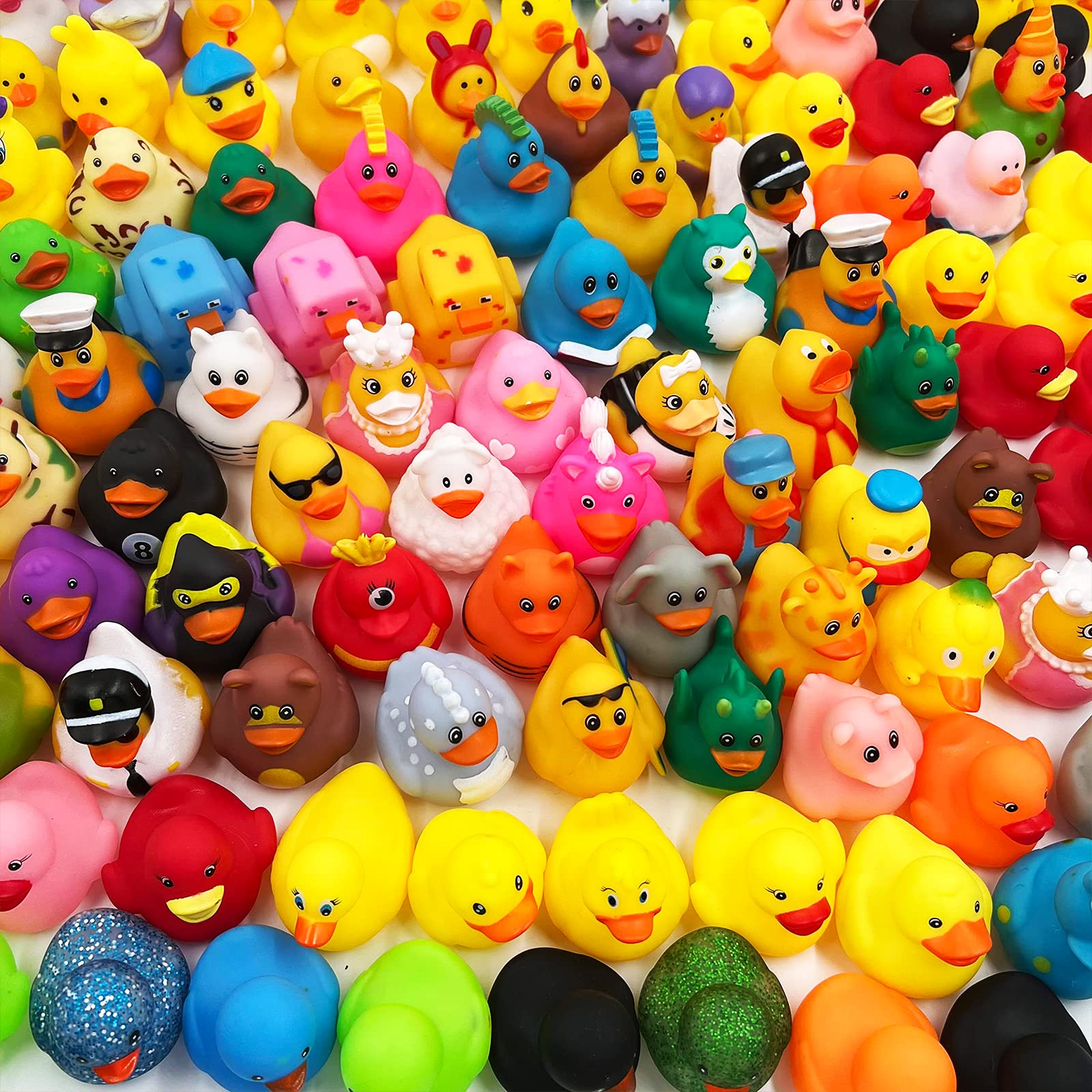 Rubber Duck for Jeep Bath Toy Assortment Bulk Floater Duck for Kids Baby Shower Accessories Party Favors, Birthdays, Bath Time, and More(23pack)