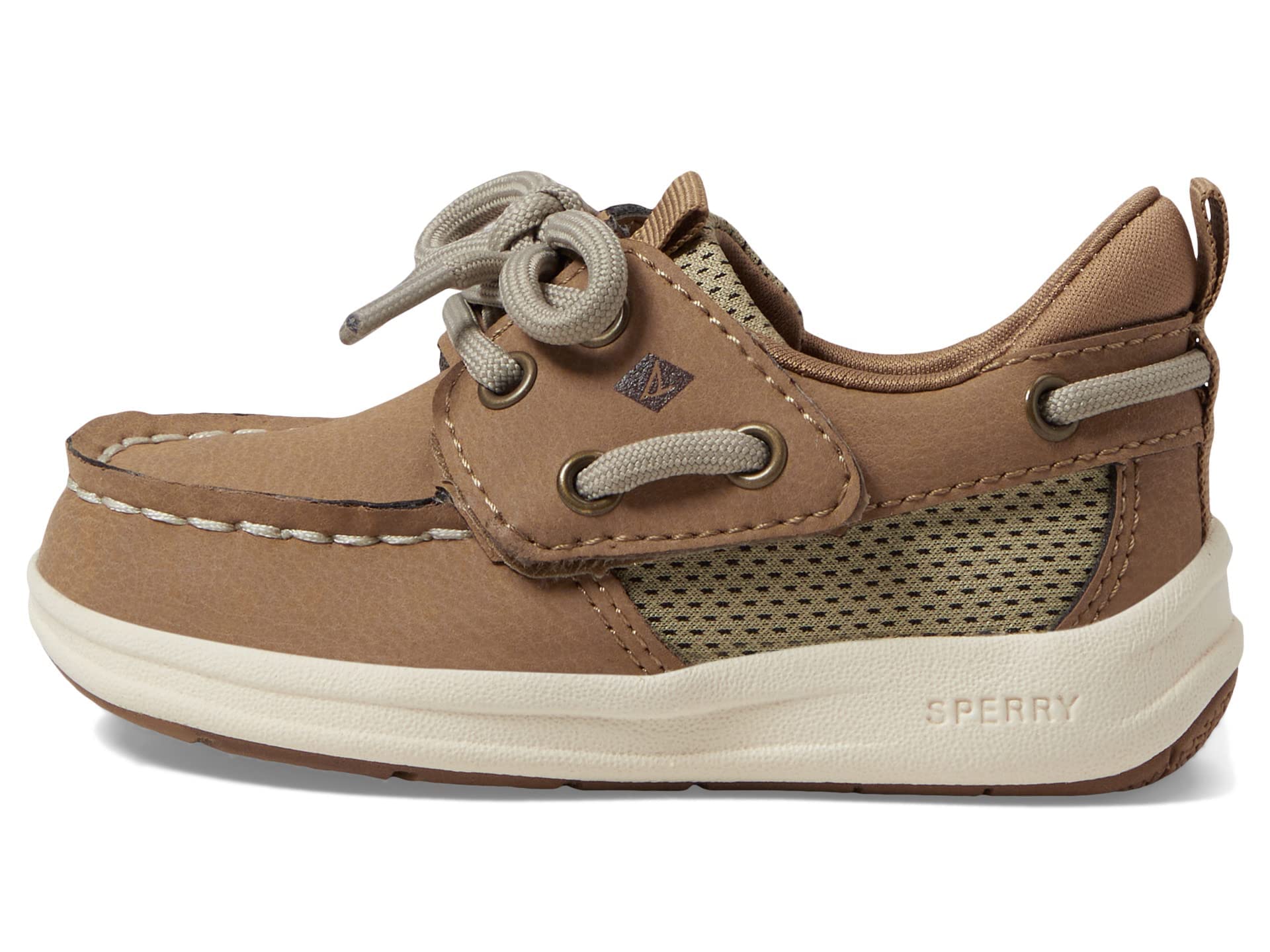 Sperry Fairwater Plushwave Jr Boat Shoe, TAN, 6 US Unisex Little Kid