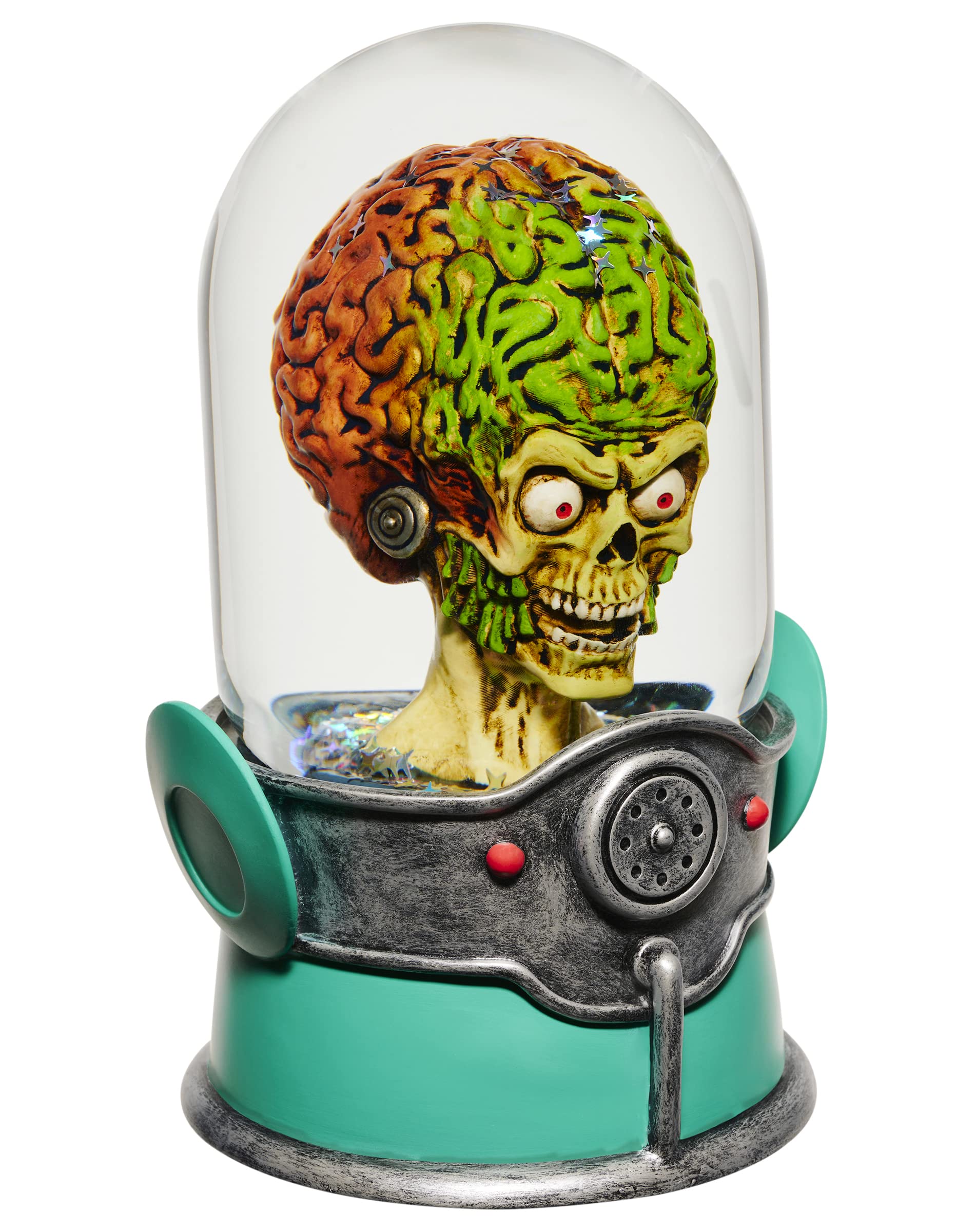 Spirit Halloween Mars Attacks Martian Snow Globe | Officially Licensed | Halloween Décor | Indoor Decor