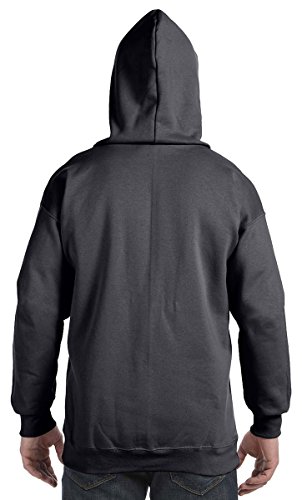 Hanes Ultimate Full-Zip Hoodie, Men's Hooded Fleece Sweatshirt with Zipper, Dark Chocolate