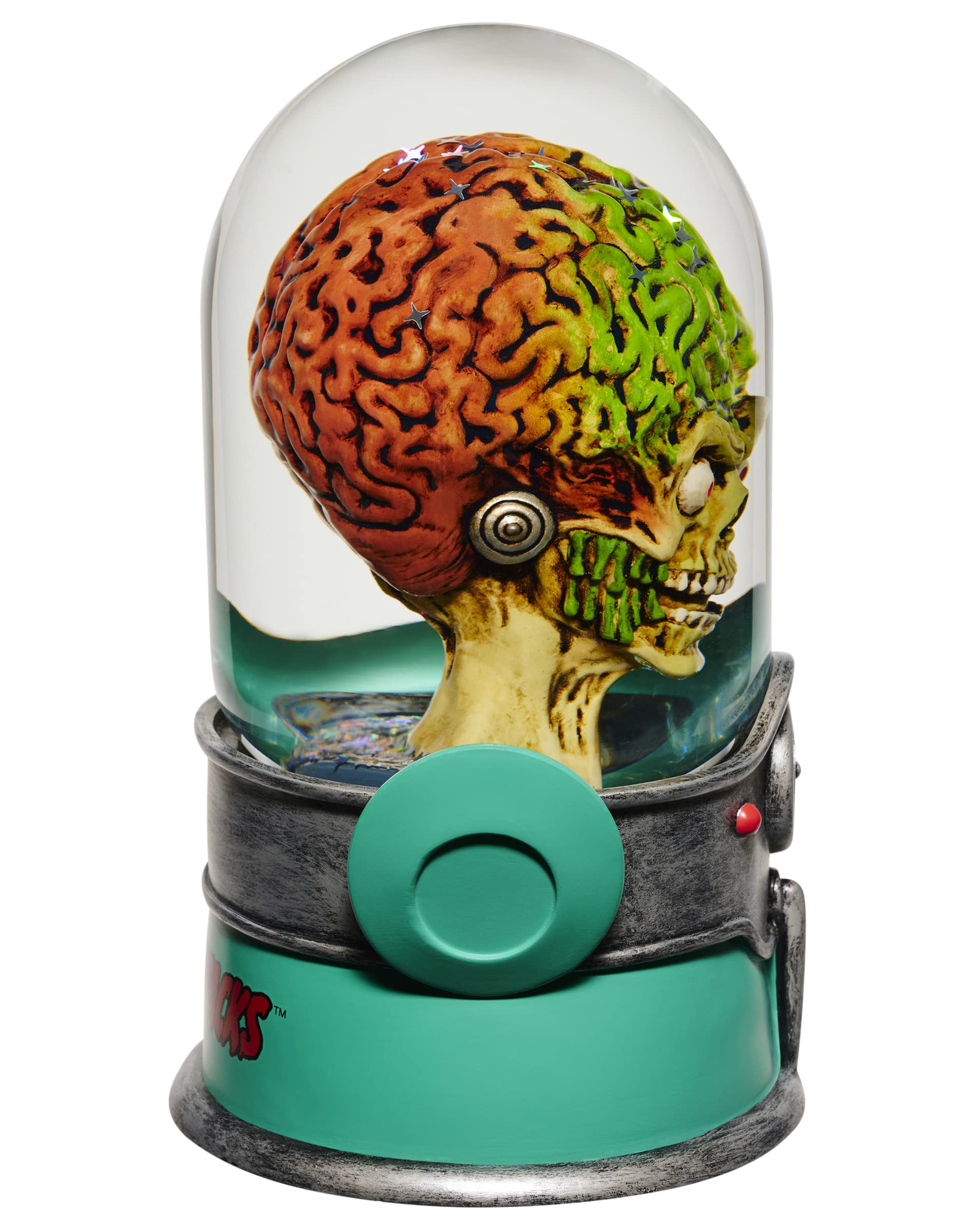 Spirit Halloween Mars Attacks Martian Snow Globe | Officially Licensed | Halloween Décor | Indoor Decor