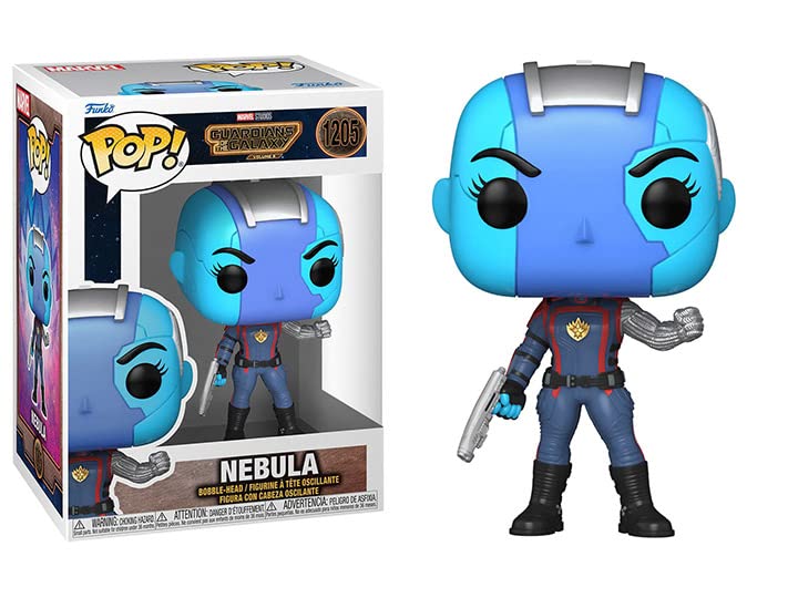 POP Marvel: Guardians of The Galaxy Volume 3 - Nebula Funko Vinyl Figure (Bundled with Compatible Box Protector Case), Multicolored, 3.75 inches
