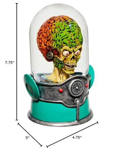 Spirit Halloween Mars Attacks Martian Snow Globe | Officially Licensed | Halloween Décor | Indoor Decor