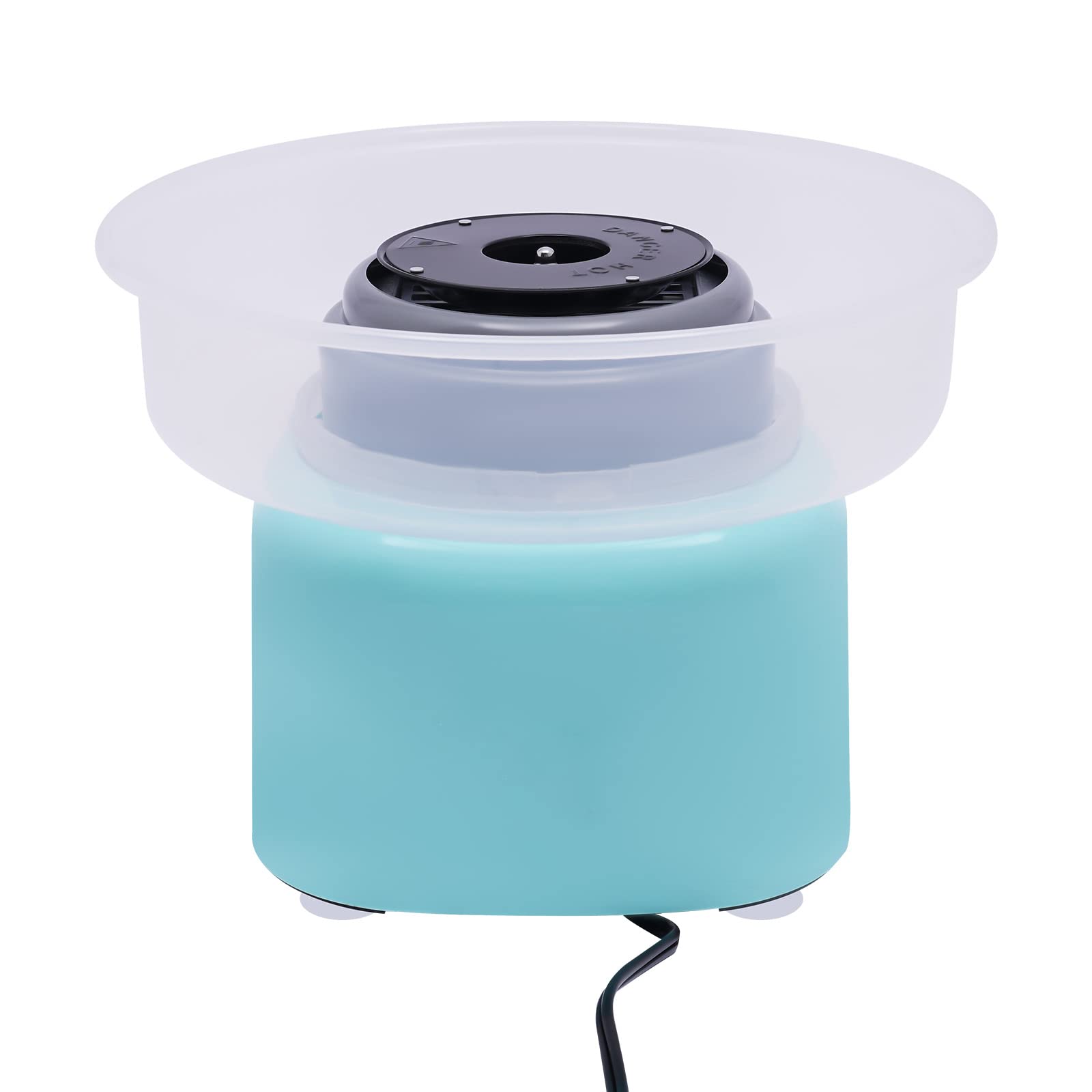 Cotton Candy Machine,Cotton Candy Maker Machine,Cotton Candy Maker With Splash Prevention Bowl for Home Use,for Kids Gift Home Birthday Party (Blue)