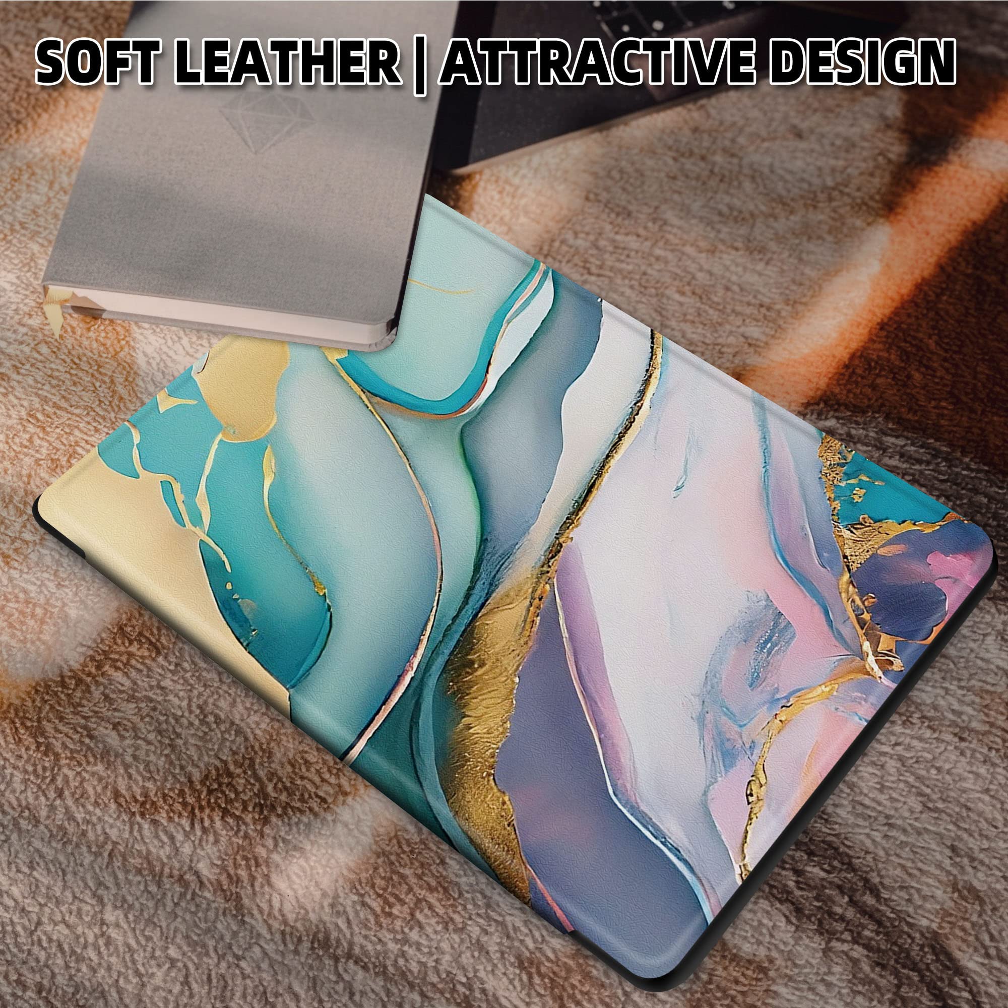 Galaxy Tab A8 10.5 Case 2022/2023 with 360 Degree Rotating Swivel Kickstand Marble Design, RYUITHDJP for Samsung Tab A8 Tablet Case 10.5 Auto Wake Sleep Cover