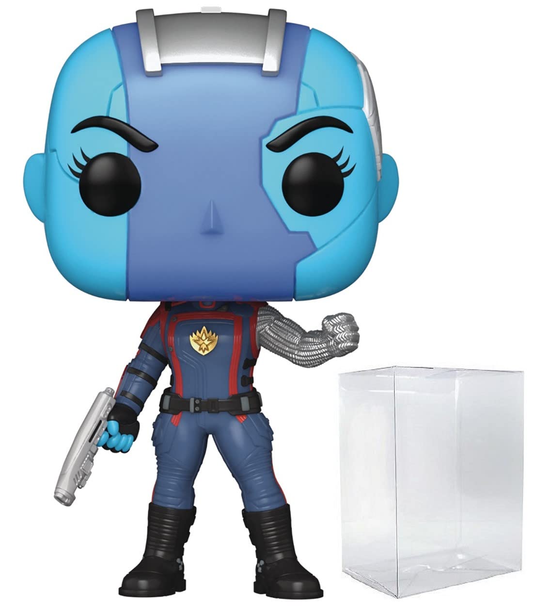 POP Marvel: Guardians of The Galaxy Volume 3 - Nebula Funko Vinyl Figure (Bundled with Compatible Box Protector Case), Multicolored, 3.75 inches