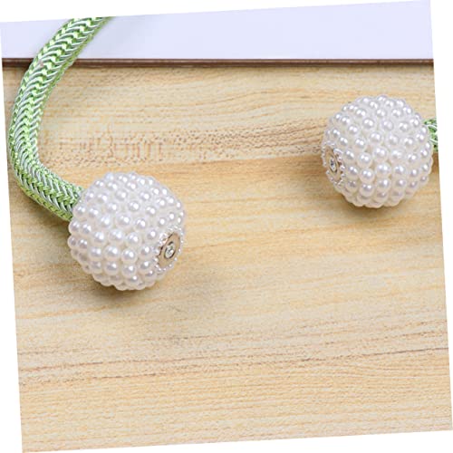 BESPORTBLE 2 Pcs Drapery tie Backs Window tiebacks Shower Curtain tie Backs Rope Curtain holdbacks Window Treatments Curtains Curtain tiebacks Curtain Rope tie Backs Magnet Fasteners