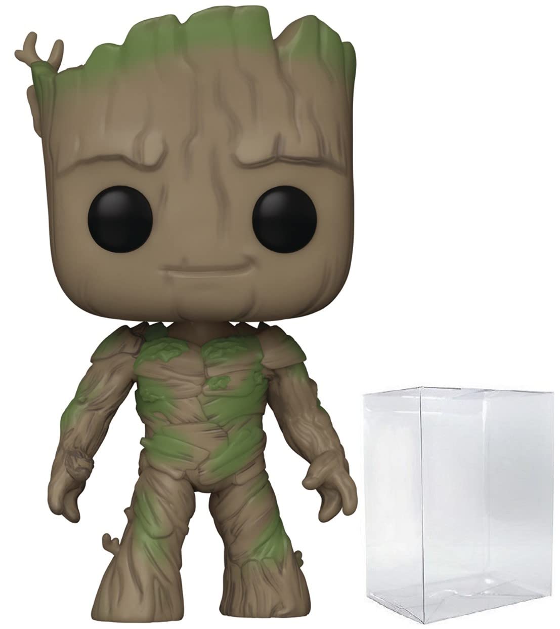 POP Marvel: Guardians of The Galaxy Volume 3 - Groot Funko Vinyl Figure (Bundled with Compatible Box Protector Case), Multicolored, 3.75 inches