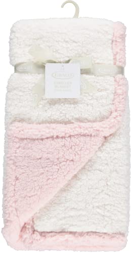 Graco Ultra-Soft and Luxurious Baby Blanket | 30x40 inch | Double Sided Sherpa with Sherpa Backing