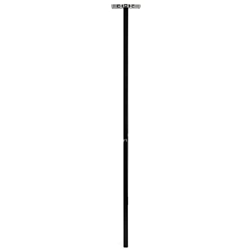 Architectural Mailboxes Montroso Galvanized Steel Mailbox Post, Compatibility Code A, MON00BPEC, Black