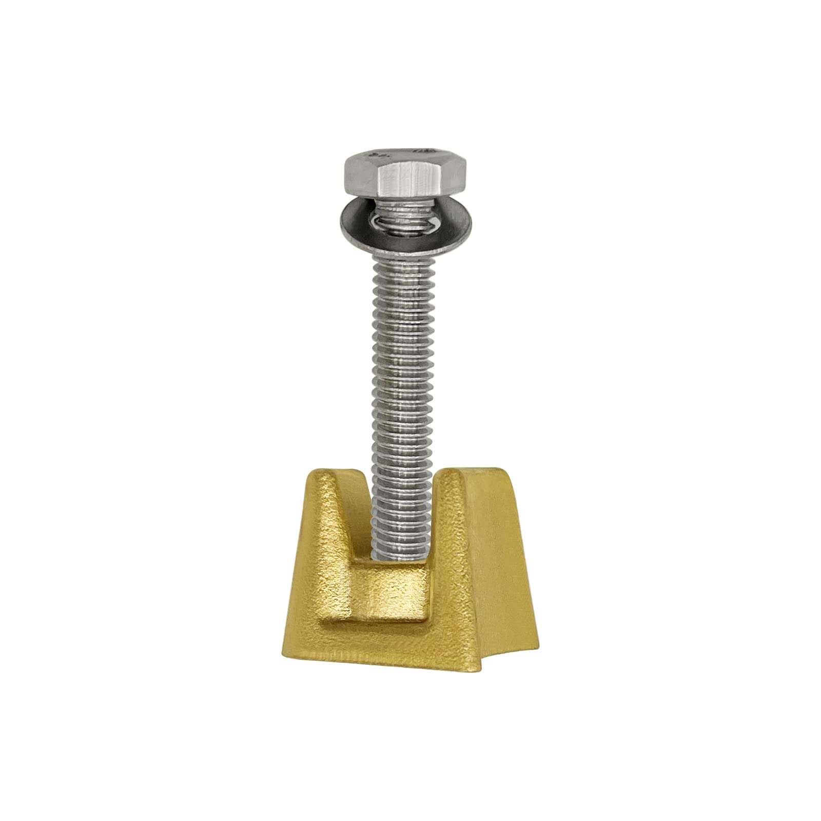 Poolzilla 2 Pack Bronze Wedge Assembly for 4" Rail Anchors - (1) Wedge, (1) Bolt & (1) Washer, for Pool Ladders