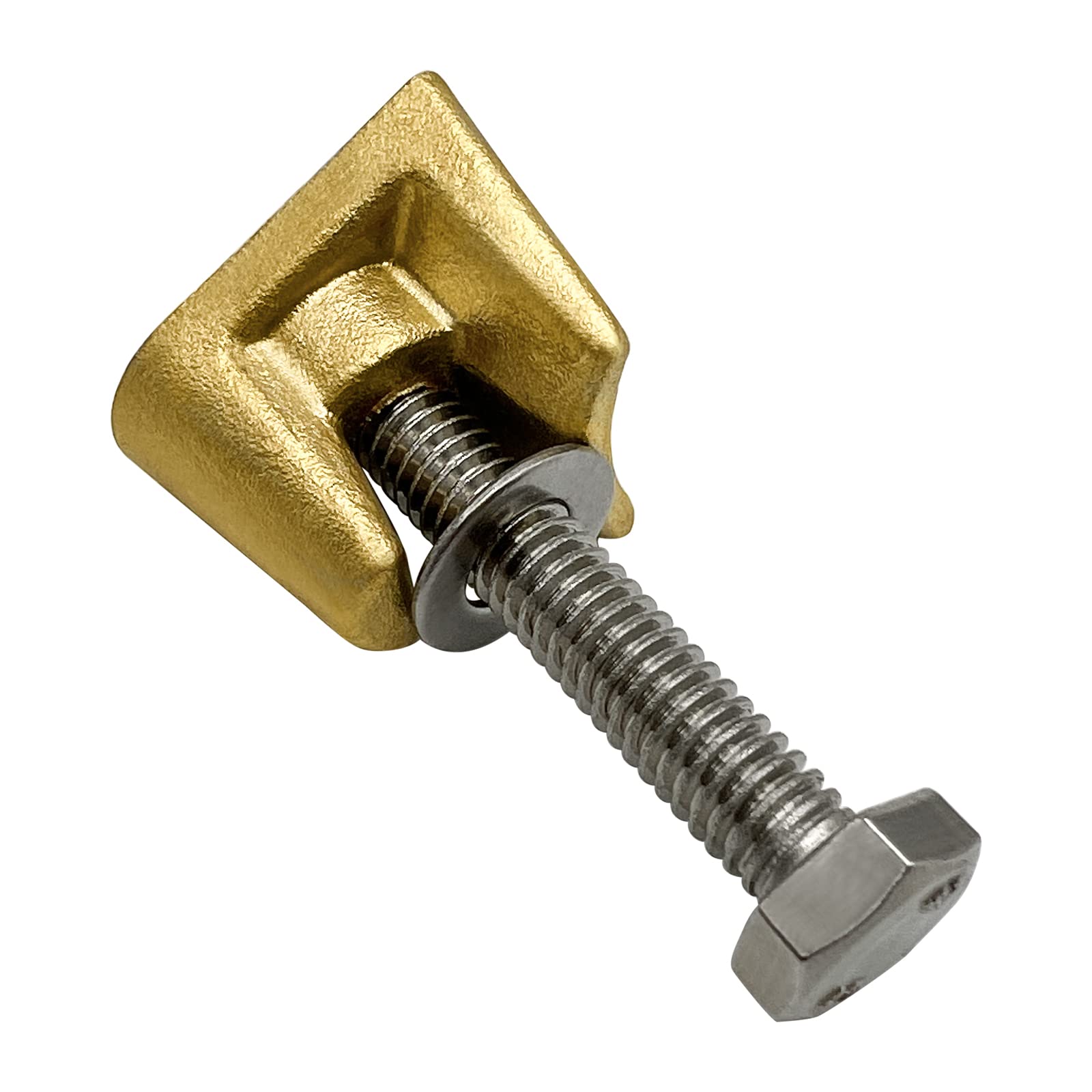 Poolzilla 2 Pack Bronze Wedge Assembly for 4" Rail Anchors - (1) Wedge, (1) Bolt & (1) Washer, for Pool Ladders