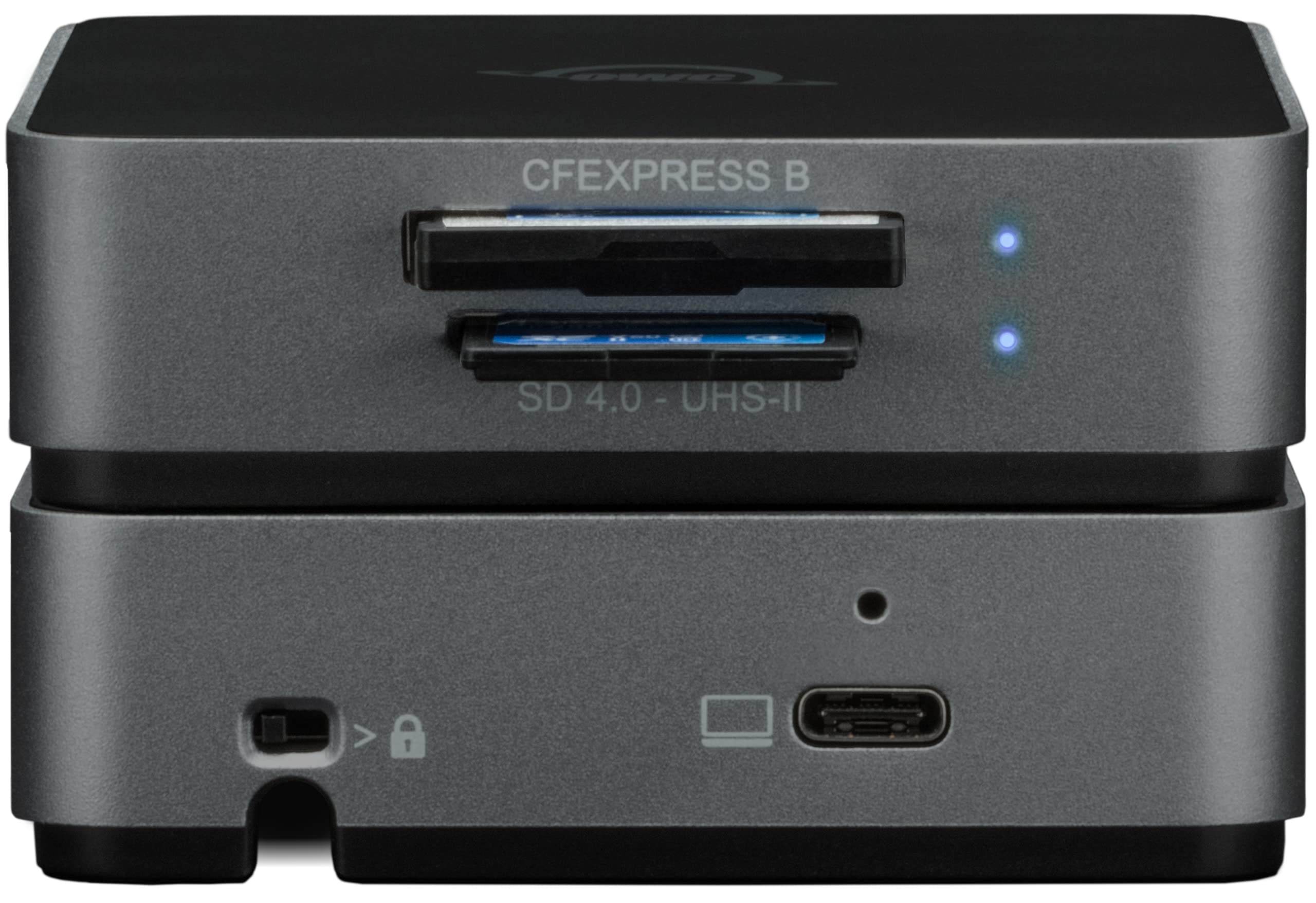 OWC Atlas Dual CFexpress Type B & SDXC UHS-II Card Reader - Bus Powered by USB-C - Compatible with Mac/Windows/iPad/Chrome OS