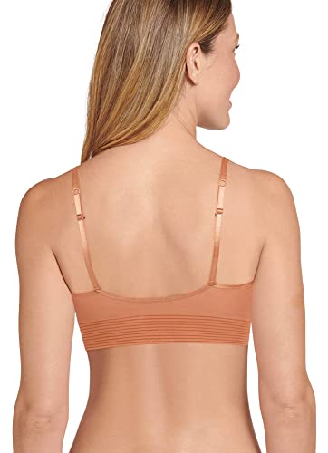Jockey Women's Bra Natural Beauty Seamfree Molded Cup Bralette, Sequoia, M