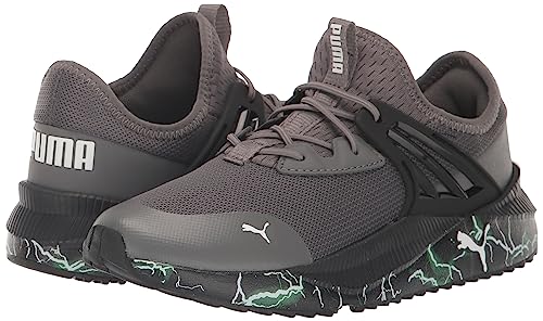 PUMA Shoes Pacer Future Sneaker, 12.5 US Unisex Little Kid, Cool Dark Gray Black-Andean Toucan