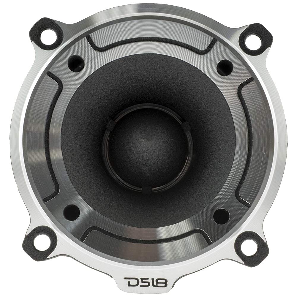 DS18 Bundle Car Speakers - 4X 6.5 Loudspeaker with Bullet 4-Ohm 120 Watts Peak & 4X 3β PRO Aluminum Super Bullet Tweeter 240 Watts Peak with Built in Crossover - Pro Car Audio Package Mid and High