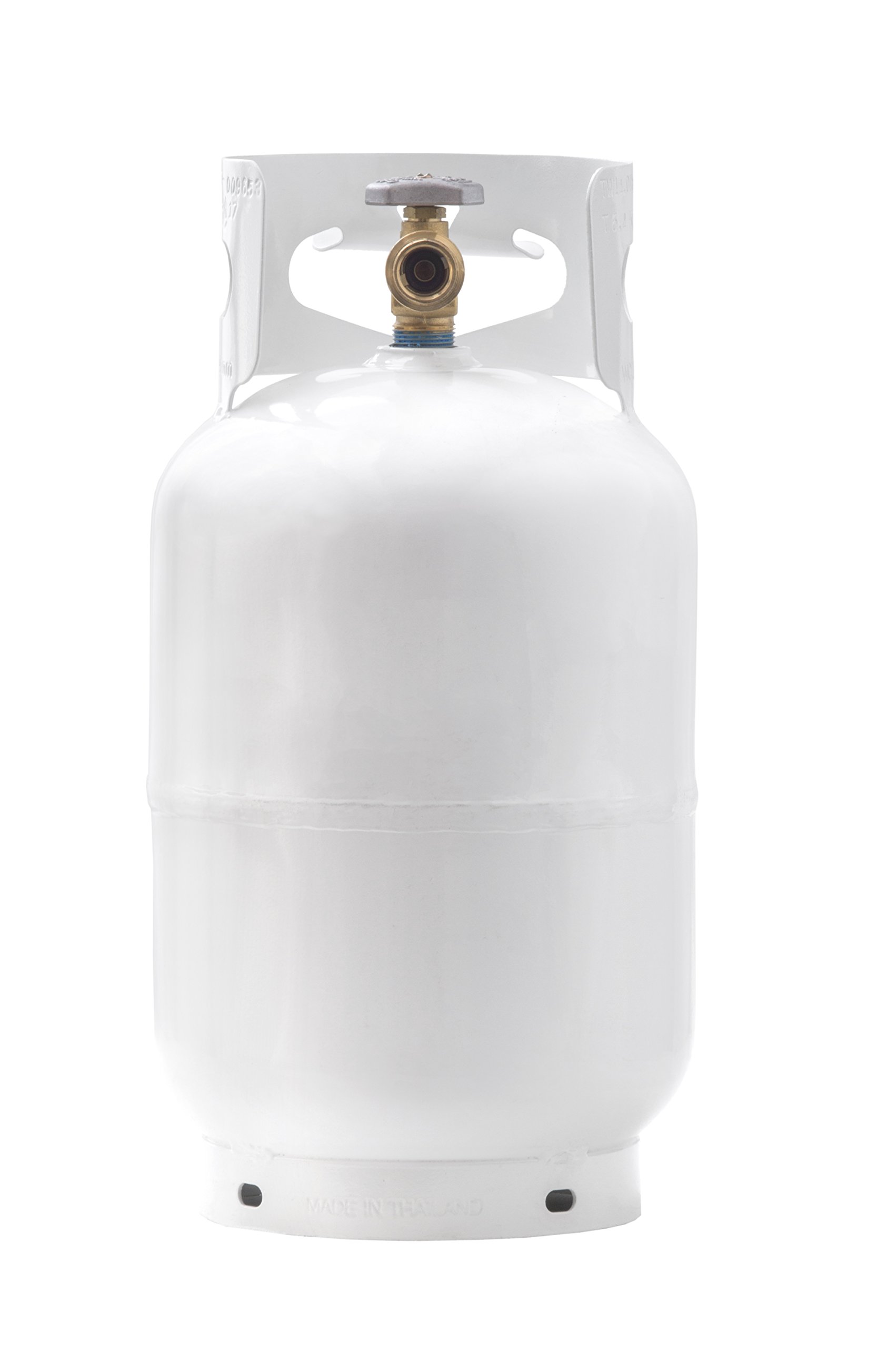 Flame King Propane Torch Kit Heavy Duty Weed Burner, 340,000 BTU & YSN10LBa 11 Pound Propane Tank Cylinder with Type 1 OPD Valve, White