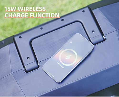 POWRISE 2200W Portable Power Station(4000W Peak),1.5H Super Fast Charging,UPS Function,1843Wh LiFePO4 Battery Backup w/ 13 Outlets (AC DC USB),Solar Generator for Outdoor Camping,RV,Home Use,Emergency