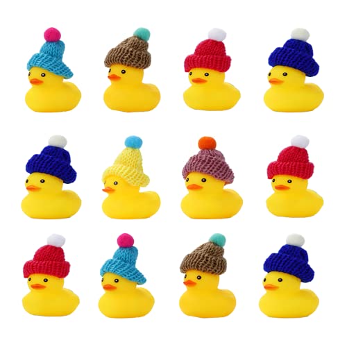 Rubber Duck Bath Duck Toys for Toddlers Boys Girls,Christmas Duck Toys in Bulk Baby Shower Duck Decorations Party Favors Stocking Stuffers