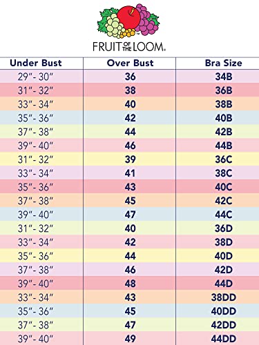 Fruit of the Loom Women's Seamed Soft Cup Wirefree Cotton Bra with Satin Trim, Sand/White, 36C