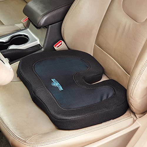 WellBrite Gel Foam Ergonomic Seat Cushion for Office Chair and Back Comfort (17 x 13.5 x 2.5 in)