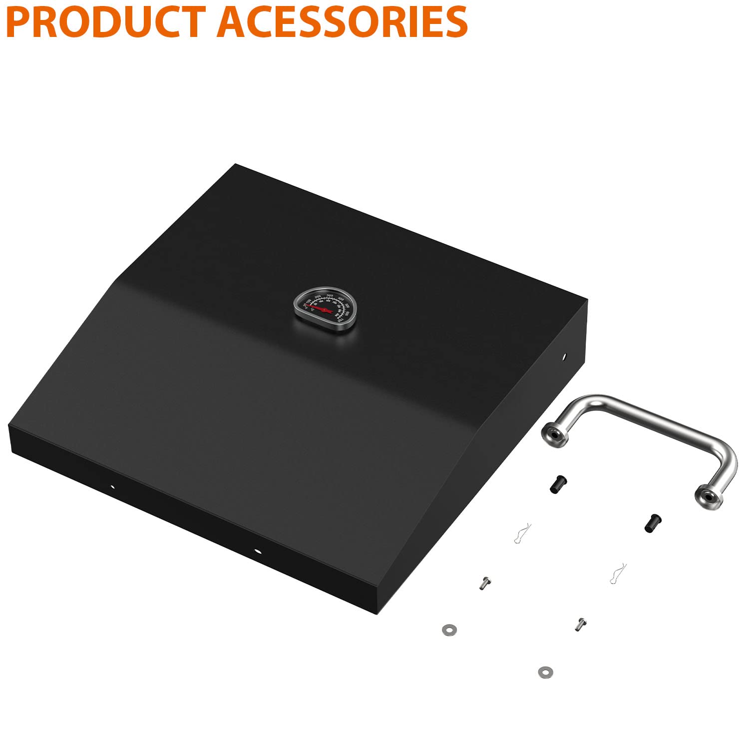 Griddle Lid for Blackstone 17 Inch Adventure Ready 1832 Griddle Flat Top Grill Station, Outdoor Hinged Lid Griddle Hard Cover Hood with Handle for 17" Blackstone Tabletop Cooking Station Griddle