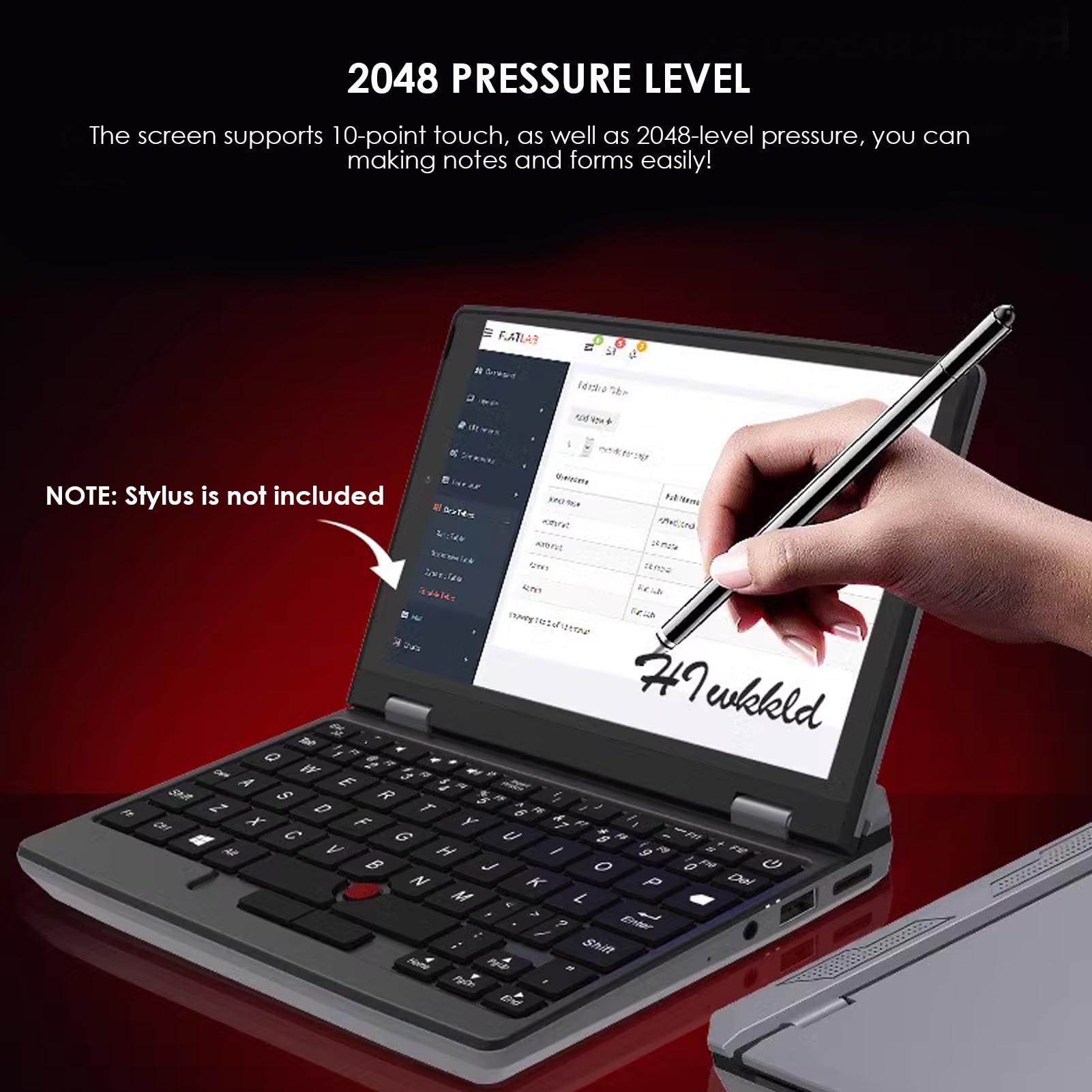 Acogedor Mini Laptop, 7.0 inch Mini Laptop Computer, High Speed CPU J4105 12GB , for Windows 11Pro Pocket PC Computer (12G+128G), ACOGEDORTH1EUKQZP2-13