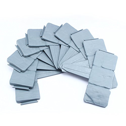 10 PCS Garden Border Fence Edging Stones Gray Effect Fence in Lawn Edging Plant Border Garden Landscape Edging
