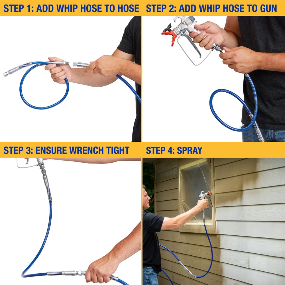 Graco Magnum Paint Sprayer Tip Extension and Hose Whip