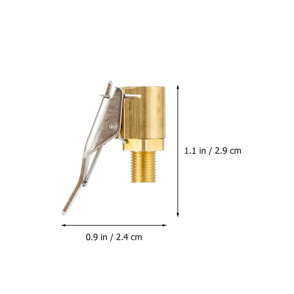 Locking Air Chuck, 6pcs Car Inflatable Chuck Car Compressor Air Pump for Inflatables Tire Inflator Air Pump Thread Nozzle Tire Connector Tire Air Chuck Open End Car Accesories